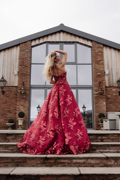 WD025 | Sequin Embellished Princess Gown | British Bridal